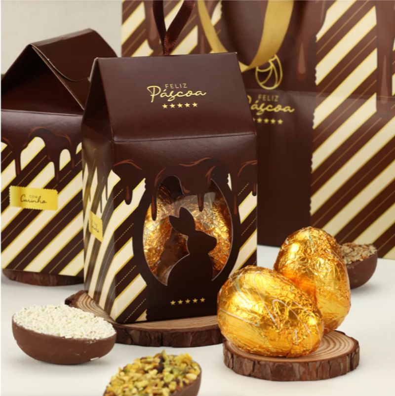 10 Embalagem Lembrancinha PÁSCOA CHOCOLATE 3747 (PASCOA JANGO OUTLET ...