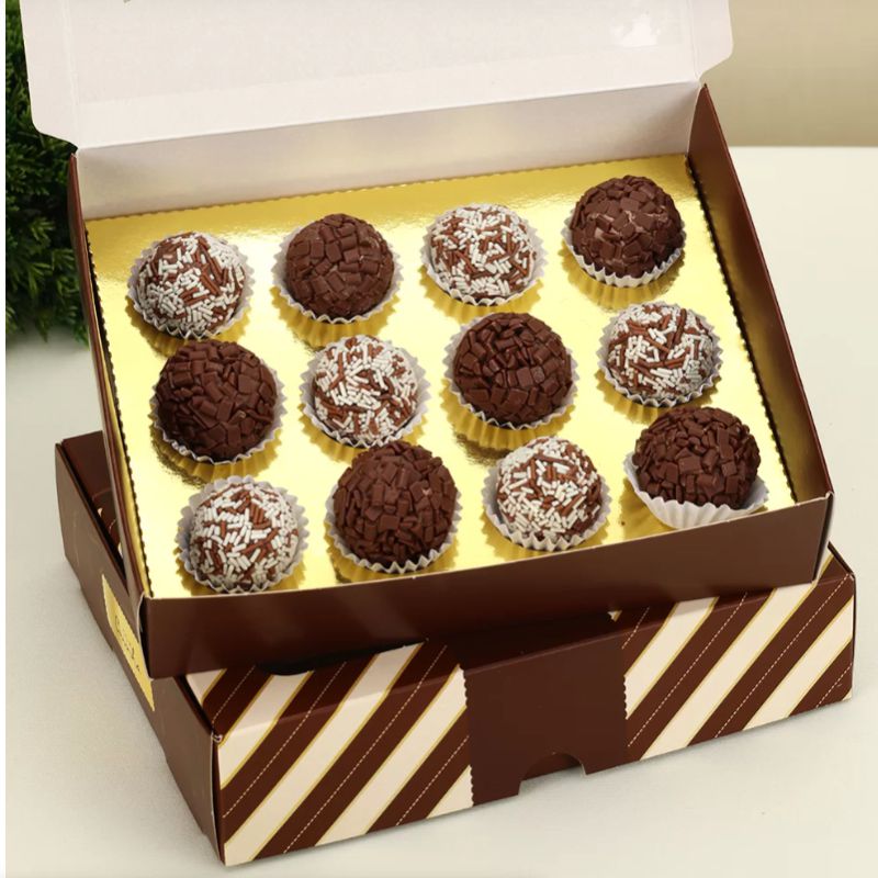 10 Caixas P/ 20 Doces de Páscoa Com Visor CHOCOLATE 3732 ( PASCOA JANGO ...
