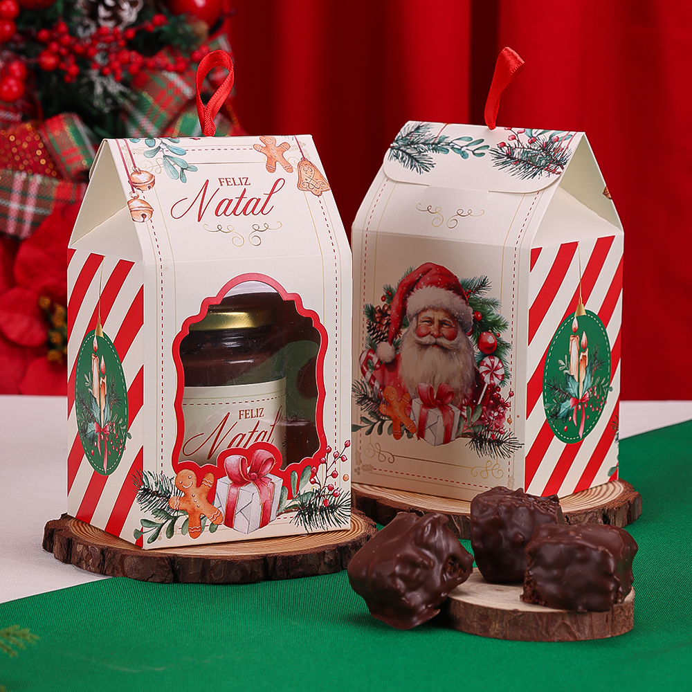 10 Embalagem Casinha Lembrancinha Bom Velhinho 4343 (JANGO NATAL 2024 ...