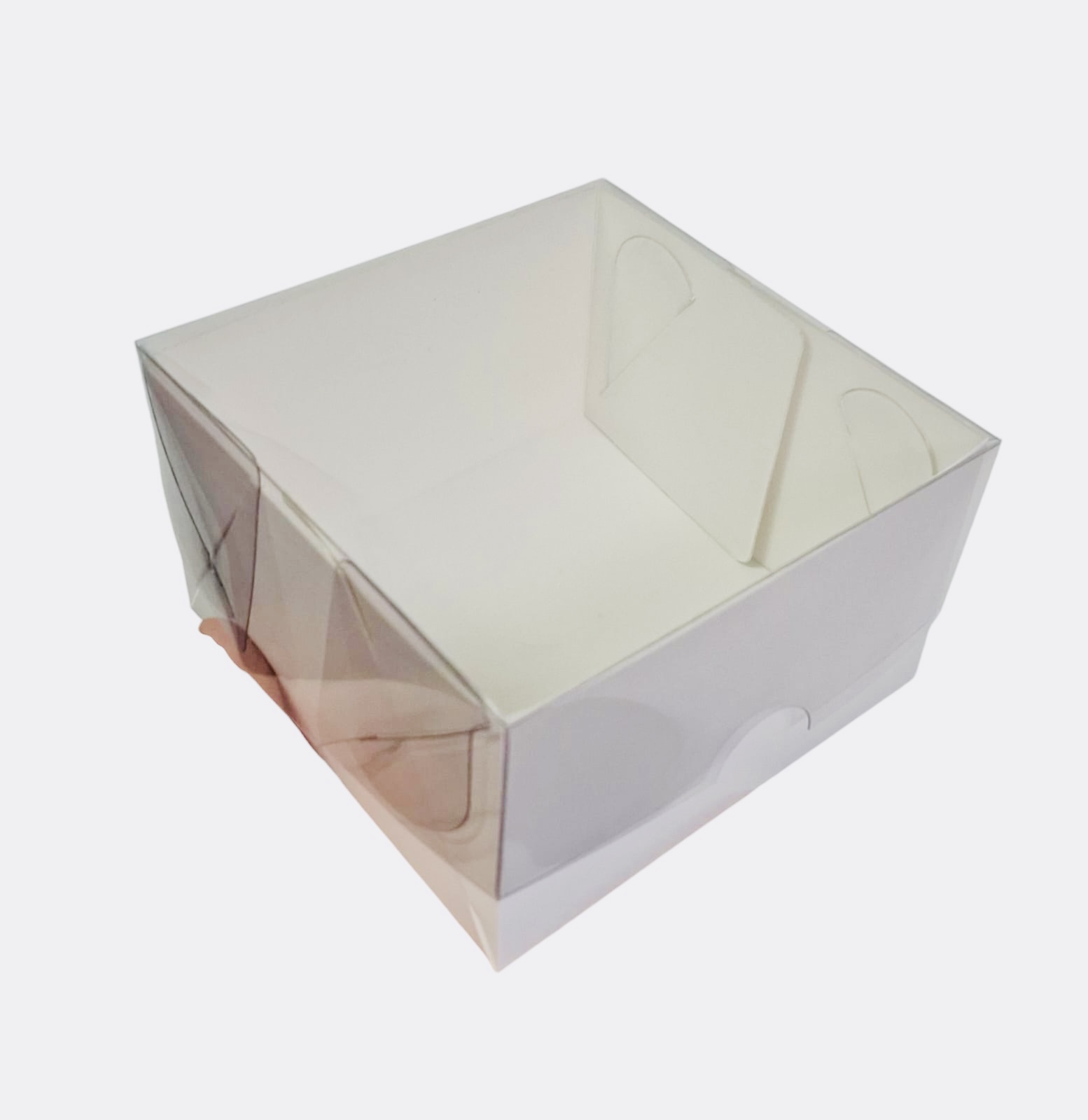 10 Caixa 12X12X6 Com Tampa Acetato ALTA Branca (Yin) P0607 - Chocobraz ...