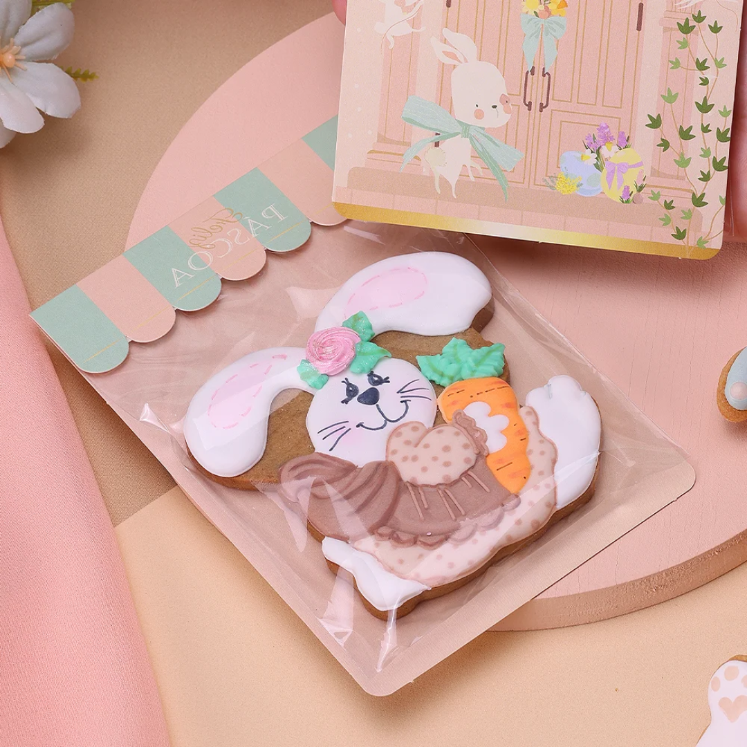 20 EMBALAGEM SOLAPA PARA BISCOITO PÁSCOA DELICADEZA 4741 ( PASCOA JANGO ...