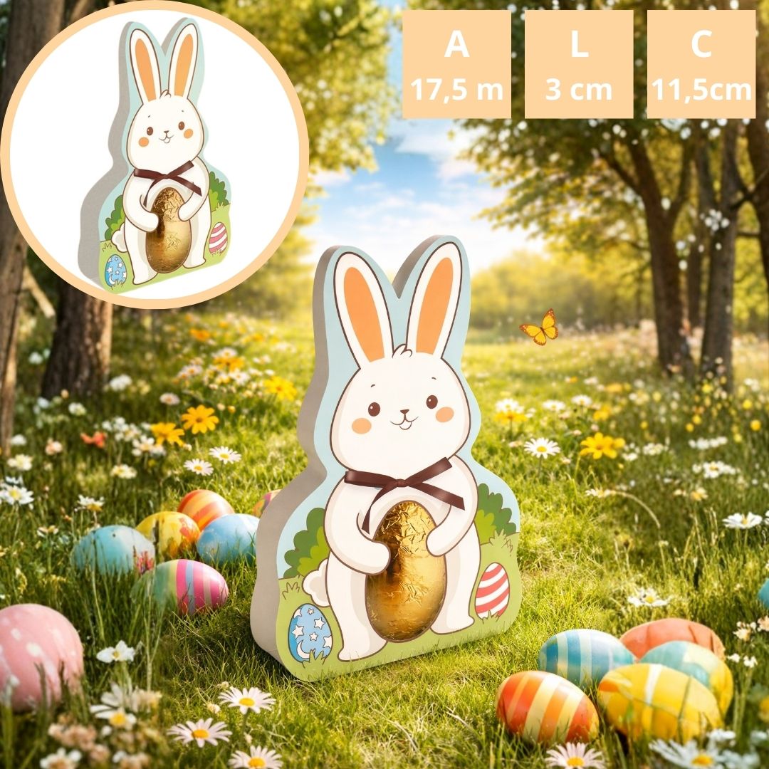 10 CINTA P/ MINI OVO 50G COELHO - LEMBRANCINHA PÁSCOA 5826 ( IDEIA ...