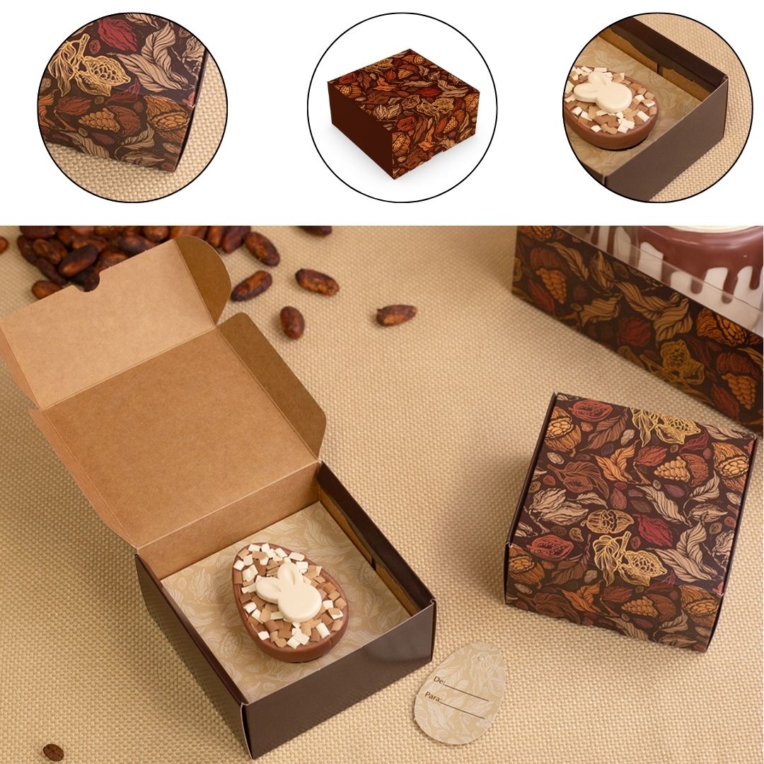 10 CAIXA MINI OVO PÁSCOA 50G/80G - PURO CACAU 5792 ( IDEIA PÁSCOA 2026 ...