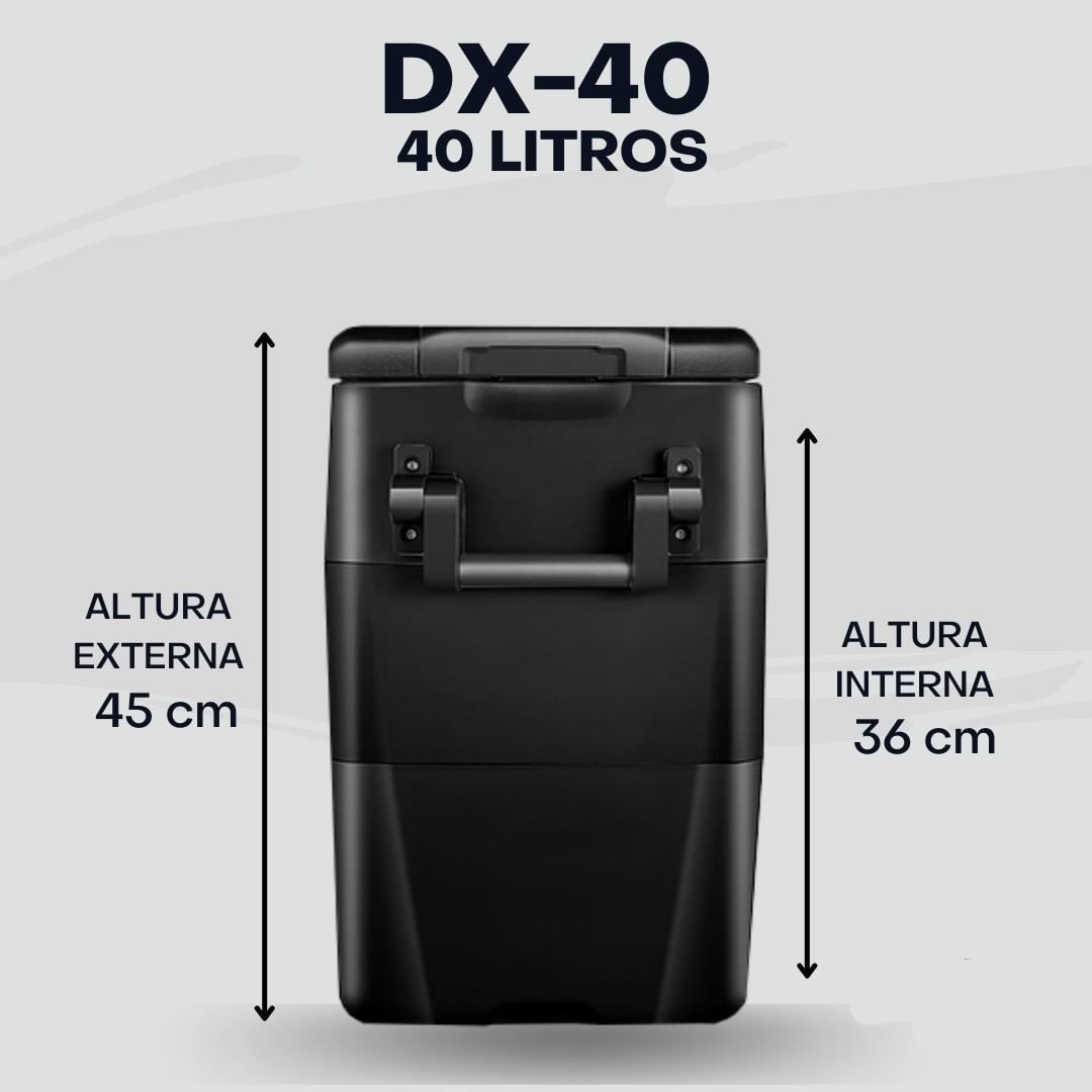 Geladeira e Freezer Portátil 40 Litros Quadrivolt - DX-COLD
