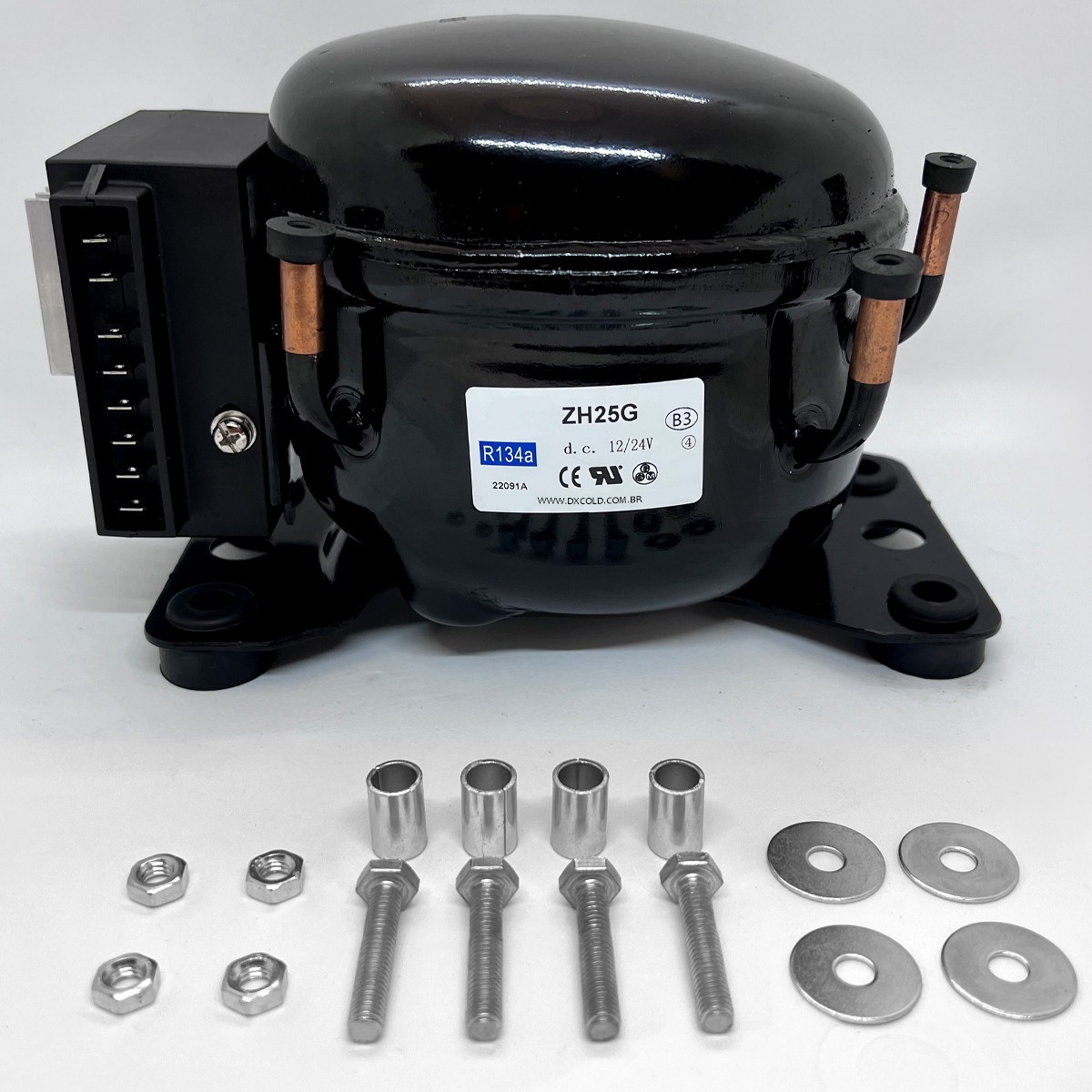 Motor Compressor Geladeira 12/24V - DX-COLD