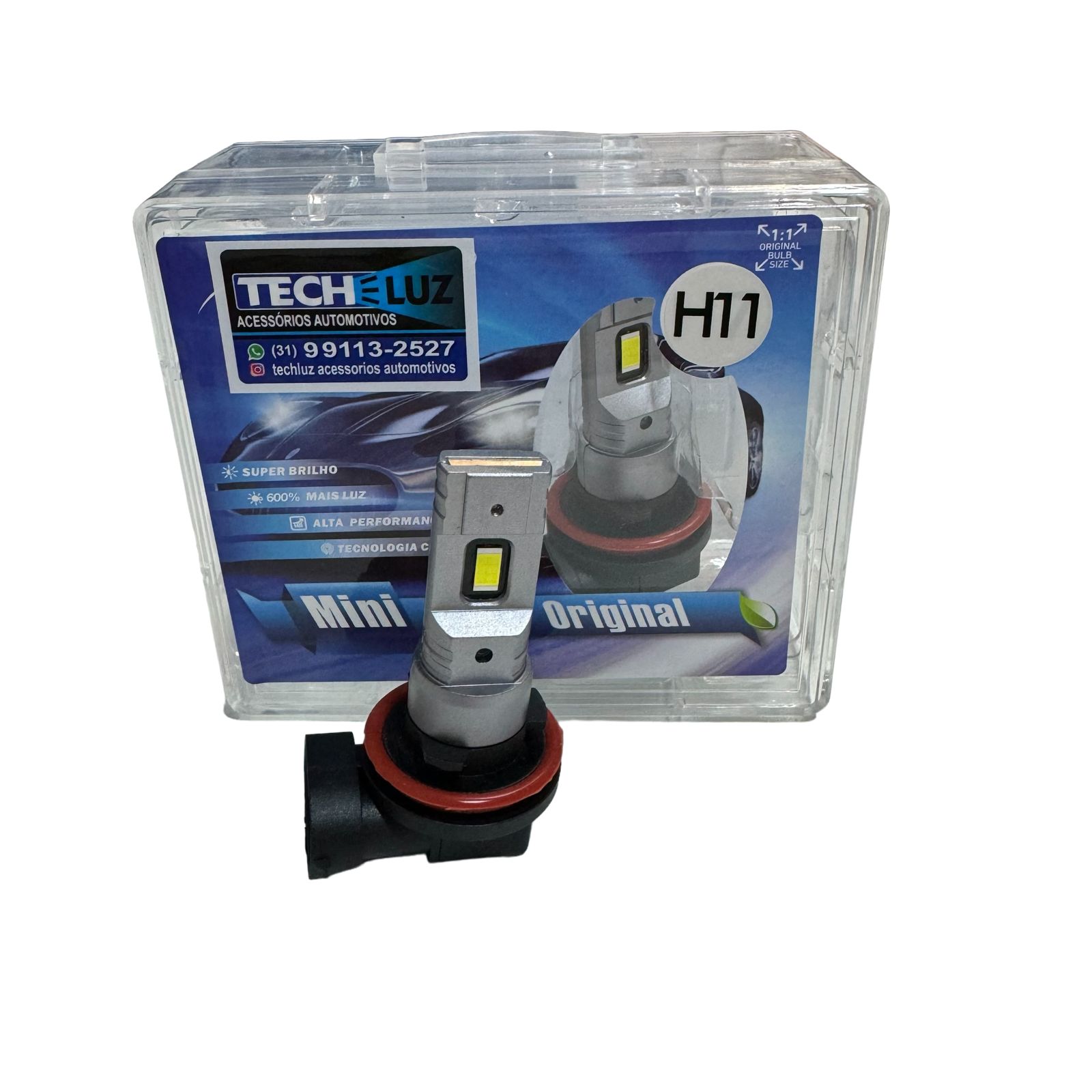 Kit H11/H8 Ultra LED Mini Slim 63W 12.000 lm 6000K | Plug & Play ...