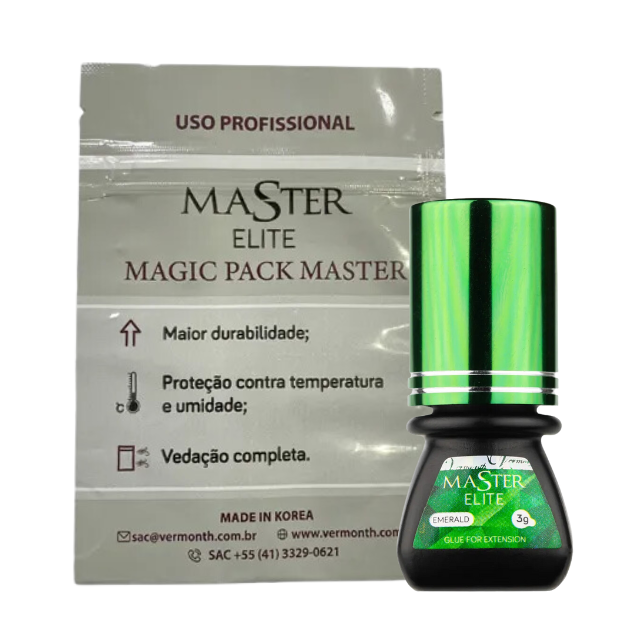 Cola Master Elite Emerald para Extensão Cílios 3g (AV) - LariShop - A sua Loja de Cílios 😉