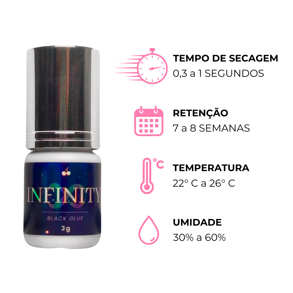 Cola Infinity Cherry para Extensão de Cílios 3g - LariShop - A sua Loja ...