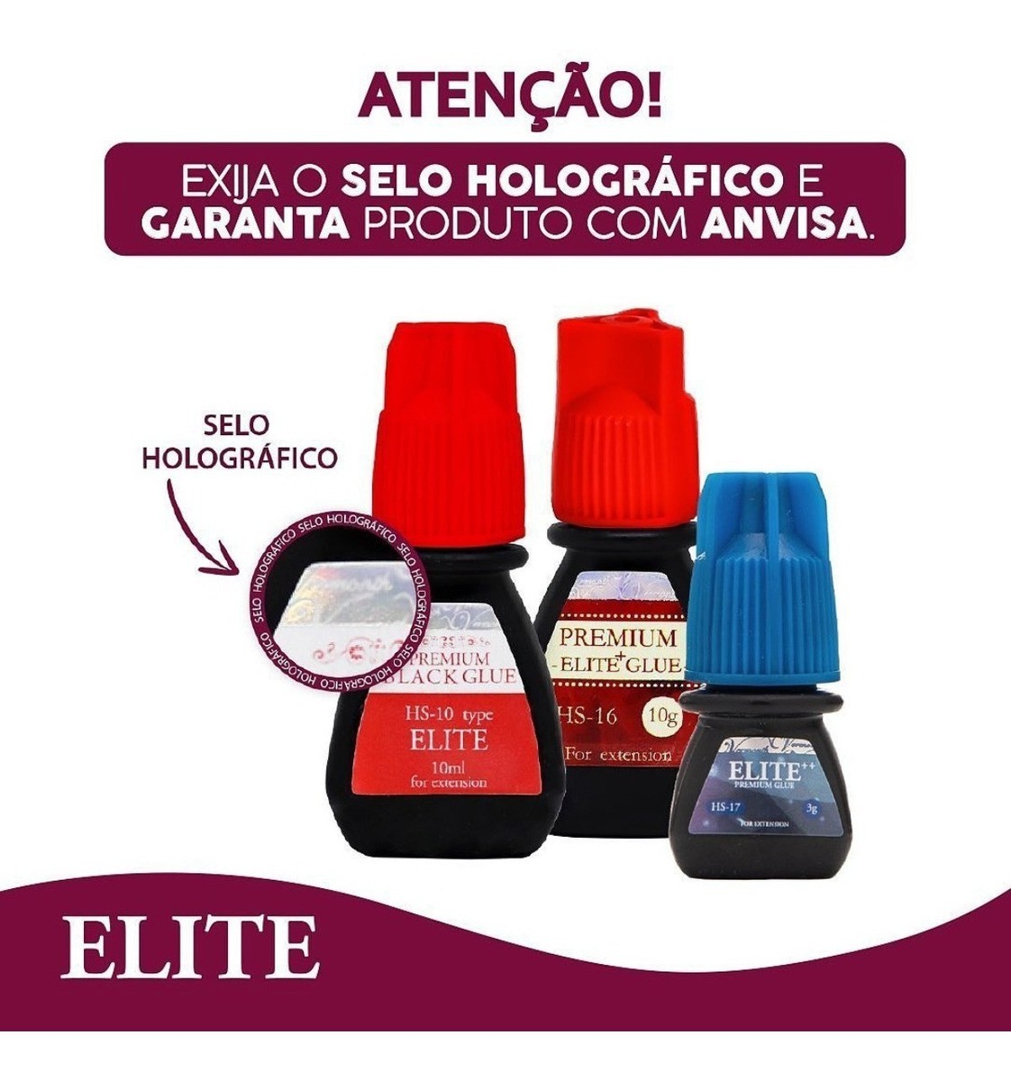 Cola Elite HS16 3g - LOJA ROSA