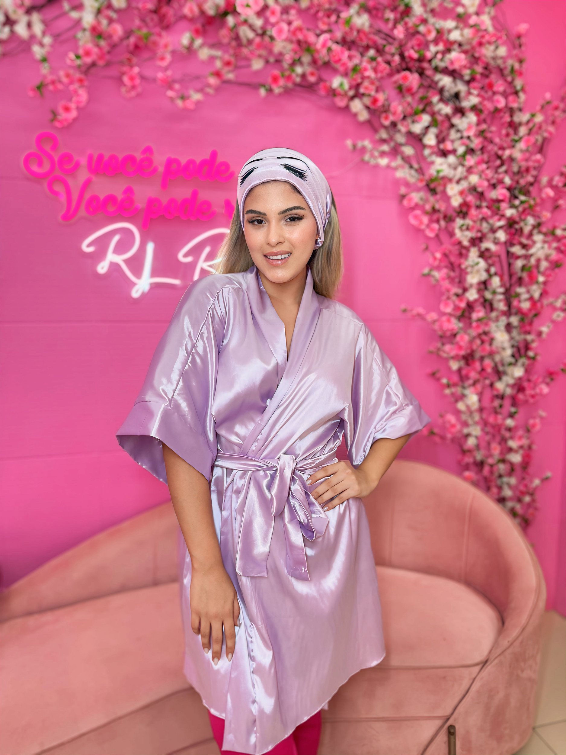 ROBE DE CETIM - LOJA ROSA