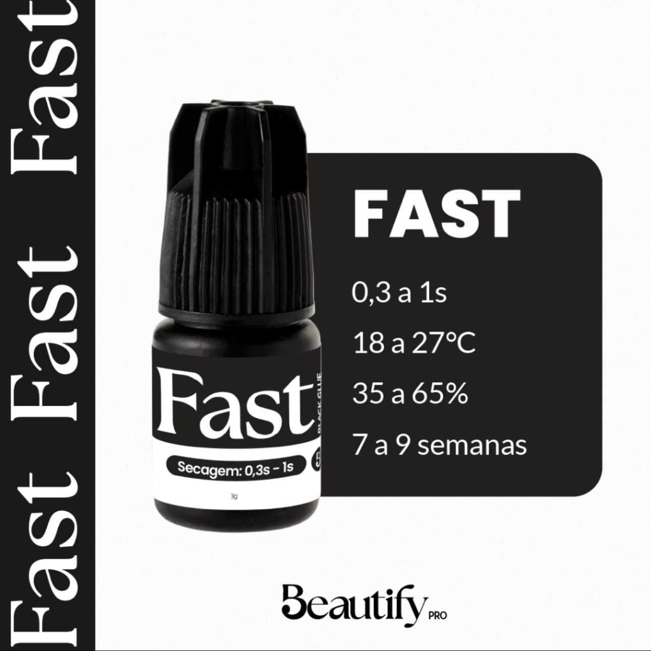 COLA FAST BEAUTIFY PRO 3g - LOJA ROSA