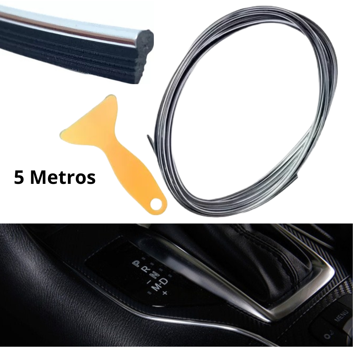 Friso Decorativo de Painéis, Portas, Multimídia e Consoles de Carro ...