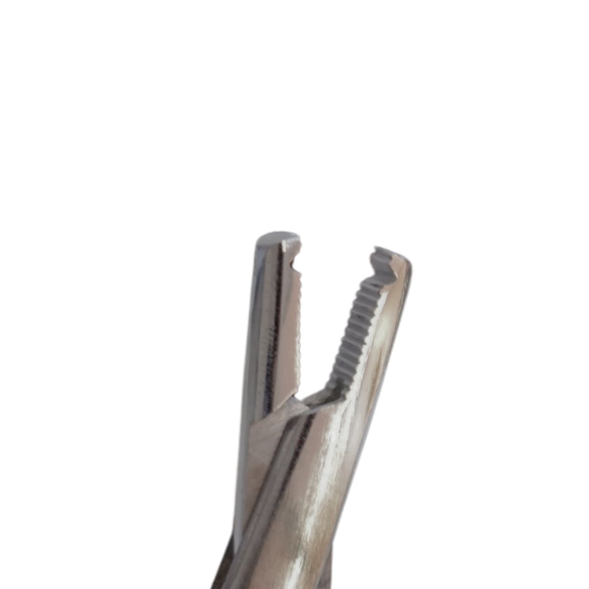 Alicate Aço Inox Forceps Dermal - Escola do Piercing