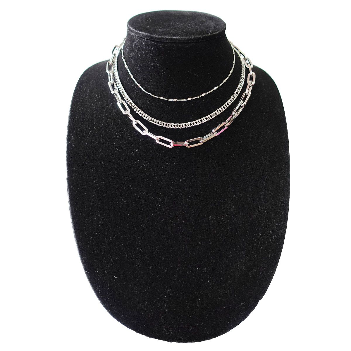 Colar Trio BO$$ Folheado Too Cool For You - Escola do Piercing