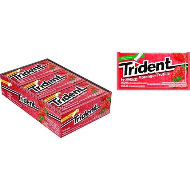 Chiclete Trident 21 unidades - Multipreços - Confeitaria e Artigos para ...