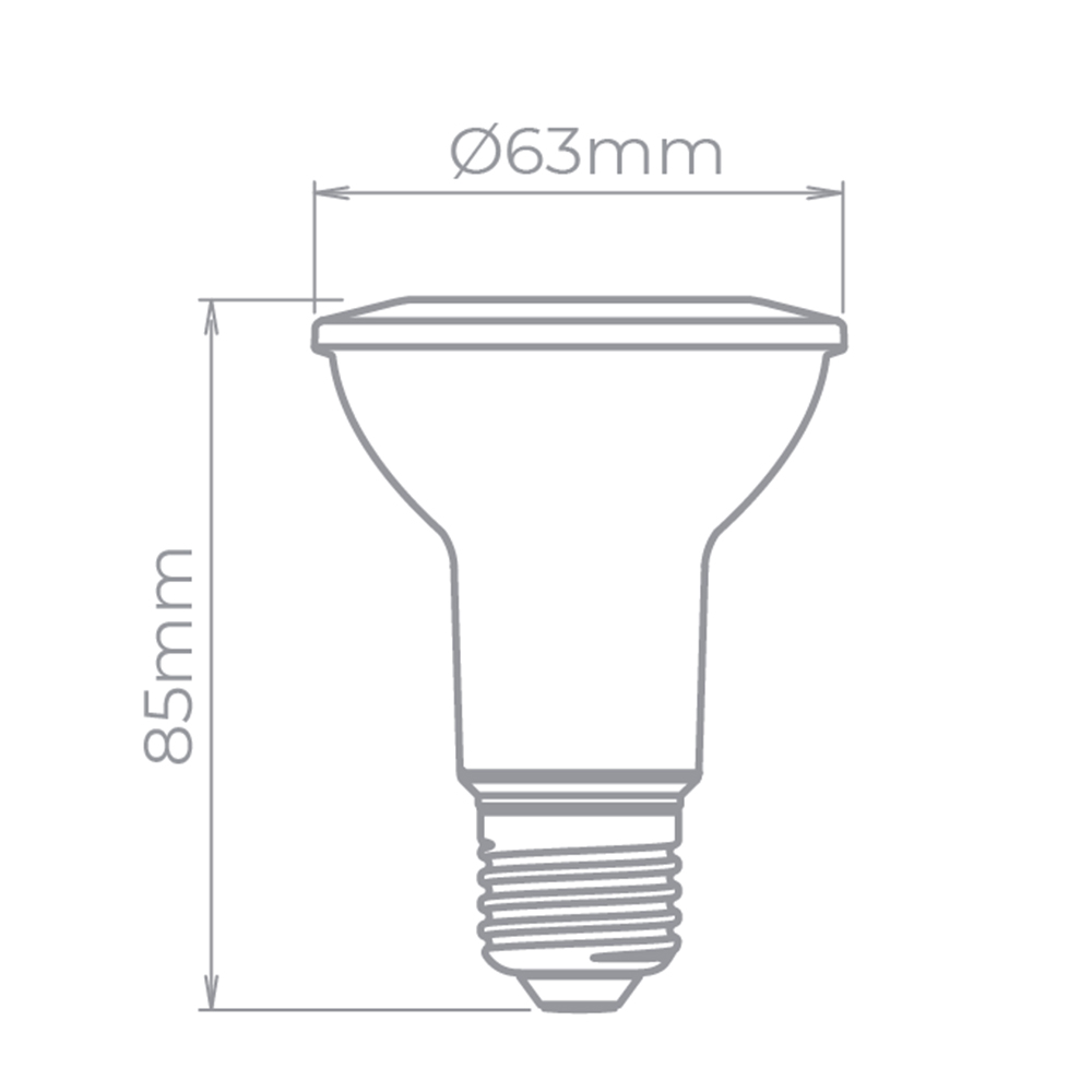 Lâmpada LED Par20 Eco 40° 5,5W 3000K | Balloon Light - O Melhor ...