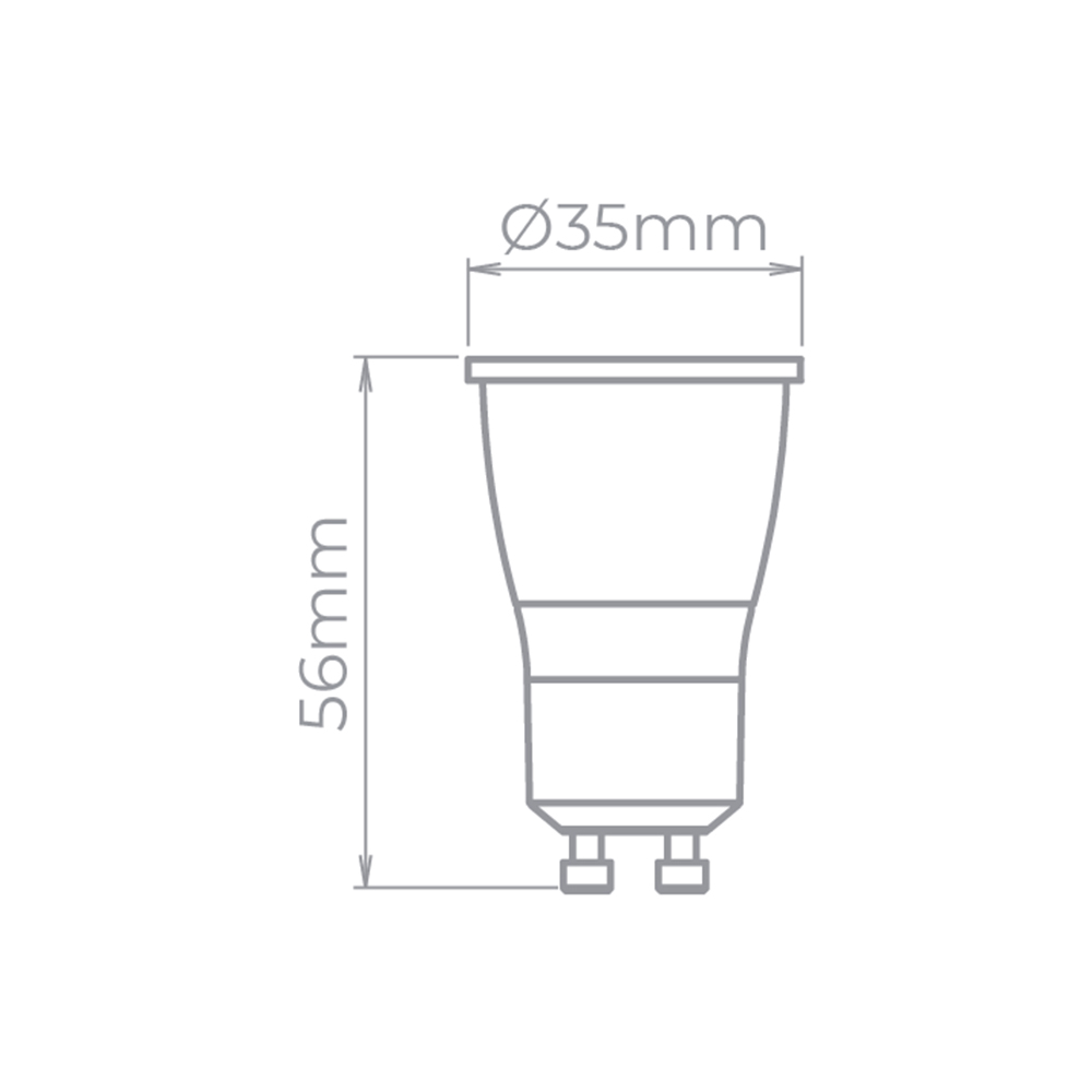 Mini Dicroica Mr11 Evo 4W Dimerizável 2700K | Balloon Light - O Melhor ...
