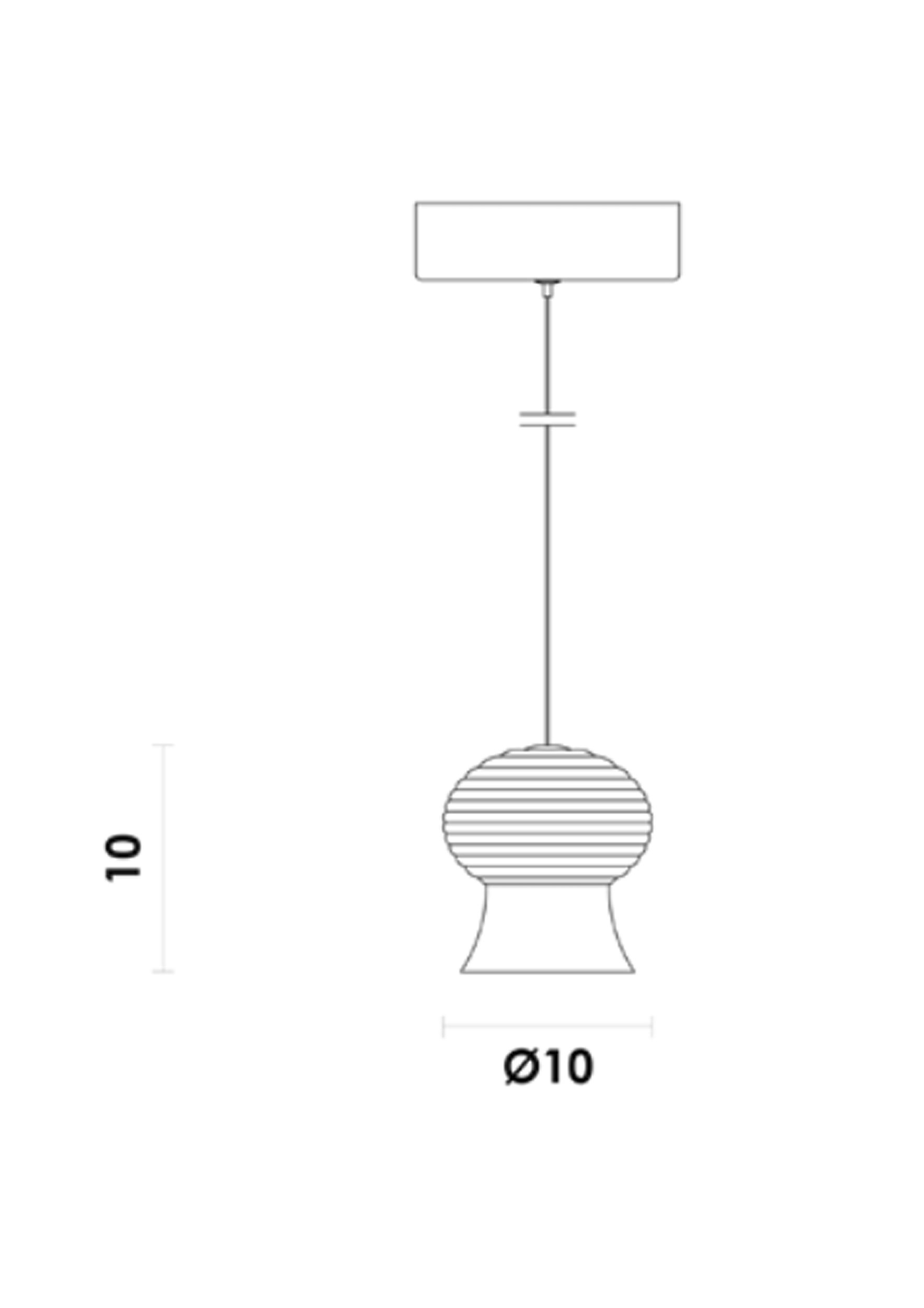 Pendente Bambini 8w Dourado Led Difuso Vidro Bivolt | DW009 - O Melhor ...