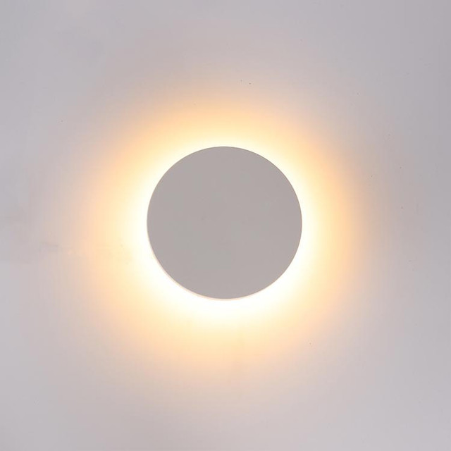 ARANDELA ECLIPSE BRANCO 3W PEQUENA 10CM BRANCO QUENTE 3000K - O Melhor ...