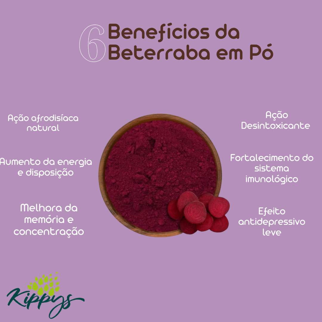 Beterraba em Pó Atacado | Nutrição e Energia Natural - Kippys - Kippys ...