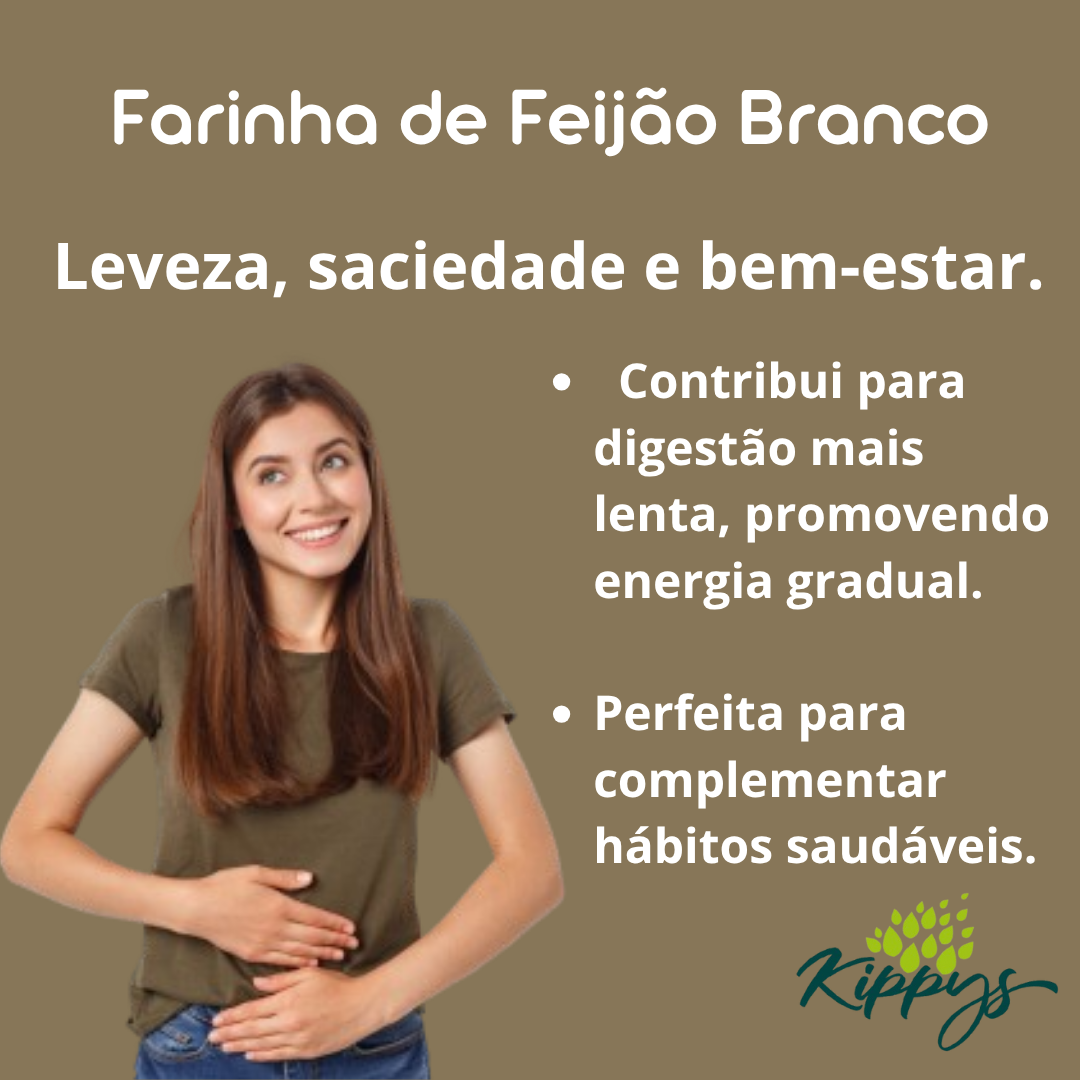 Farinha de Feijão Branco | Farinha Funcional Sem Glúten - Kippys ...