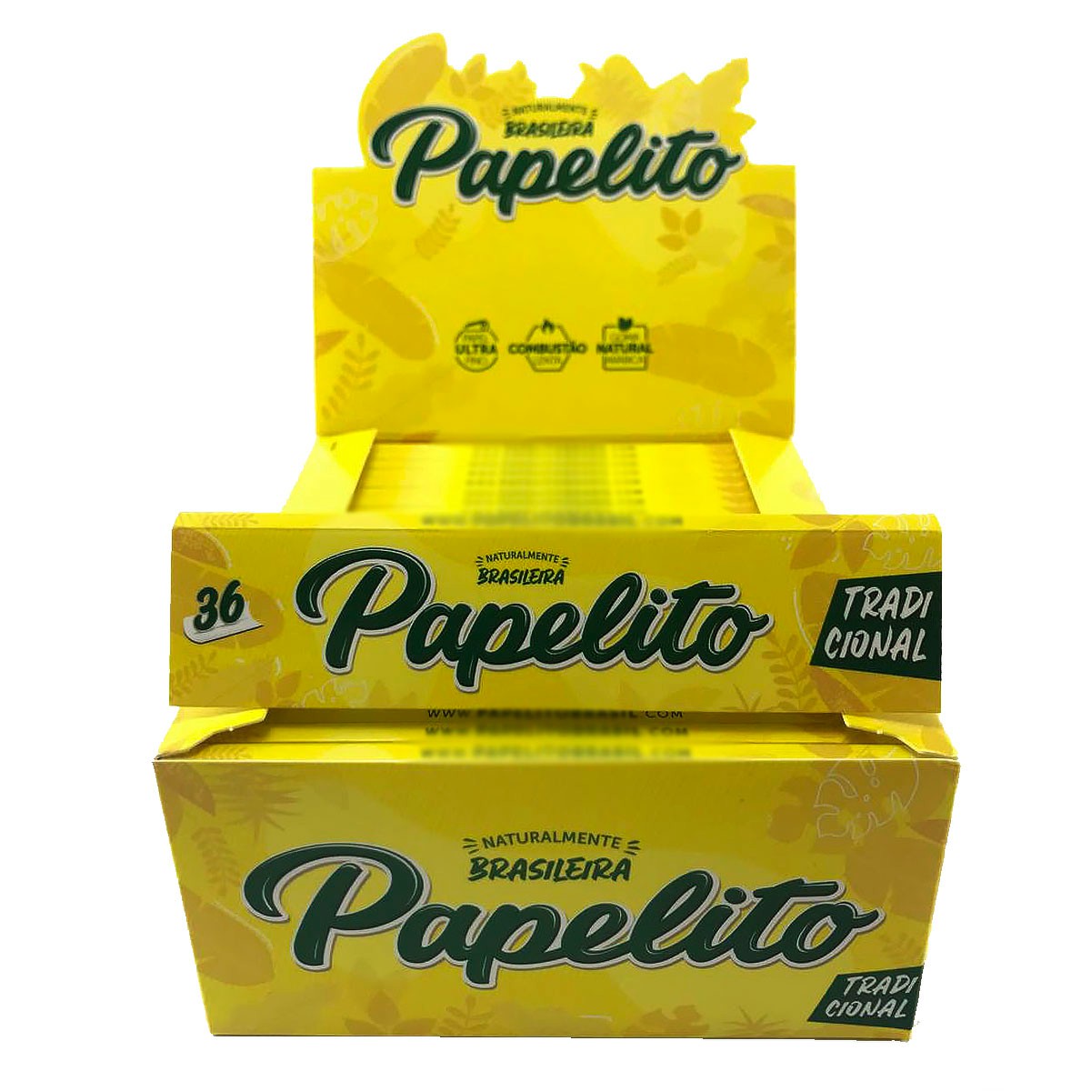 Papelito Tradicional Grande Folha Branca King Size - MNunes Distribuição