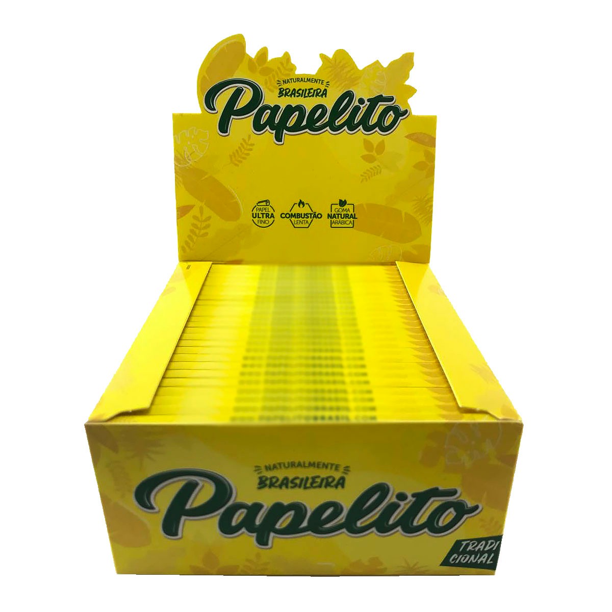 Papelito Tradicional Grande Folha Branca King Size - MNunes Distribuição