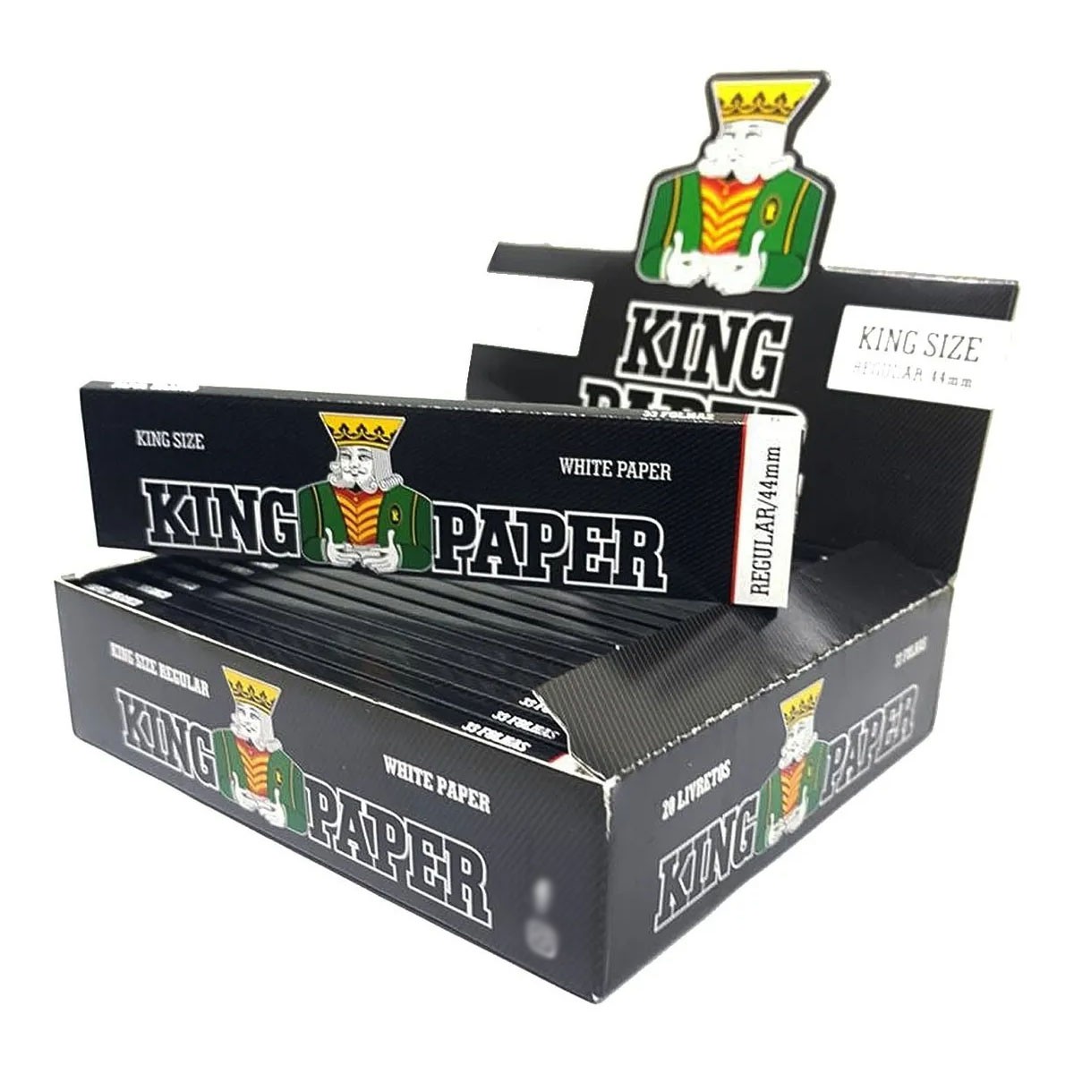 Seda King Paper Preta King Size Grande - MNunes Distribuição