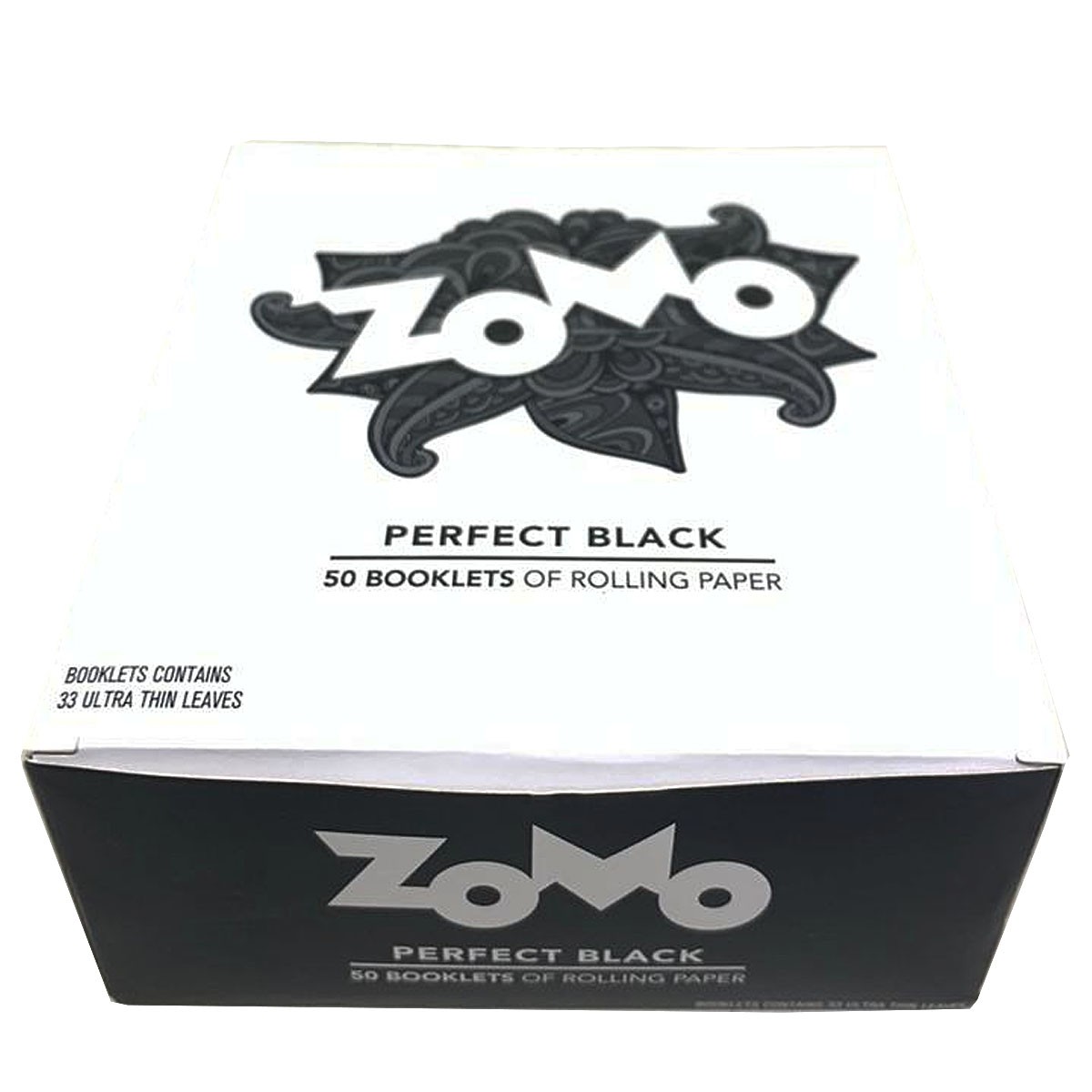 Caixa Seda Zomo Perfect Black Preta Grande Com 50 Livretos - MNunes ...
