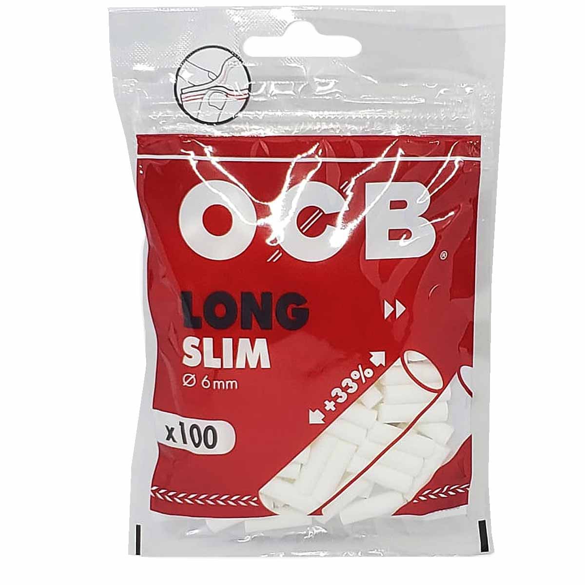 Bags Filtro Ocb Slim Longo Ocb Premium - MNunes Distribuição