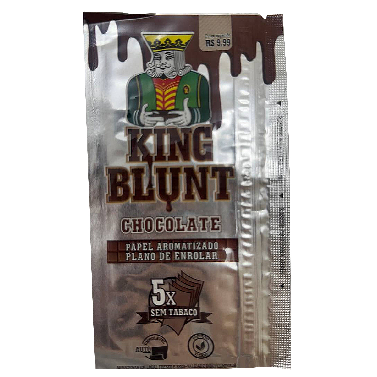 Caixa Seda King Blunt Sabor Chocolate 25 Pacotes - MNunes Distribuição