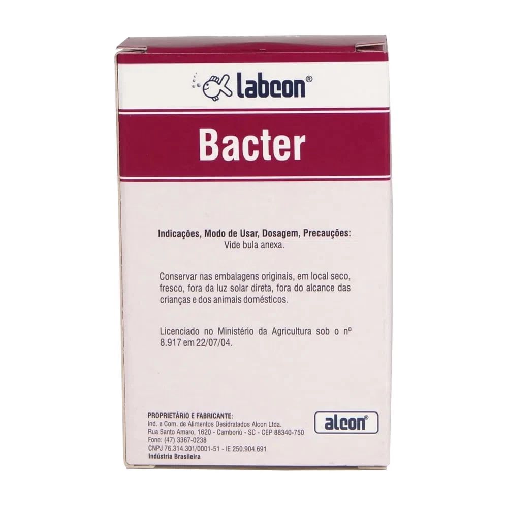 Alcon Labcon Bacter 2,5g Antimicrobiano com 10 Cápsulas - Empire Pet