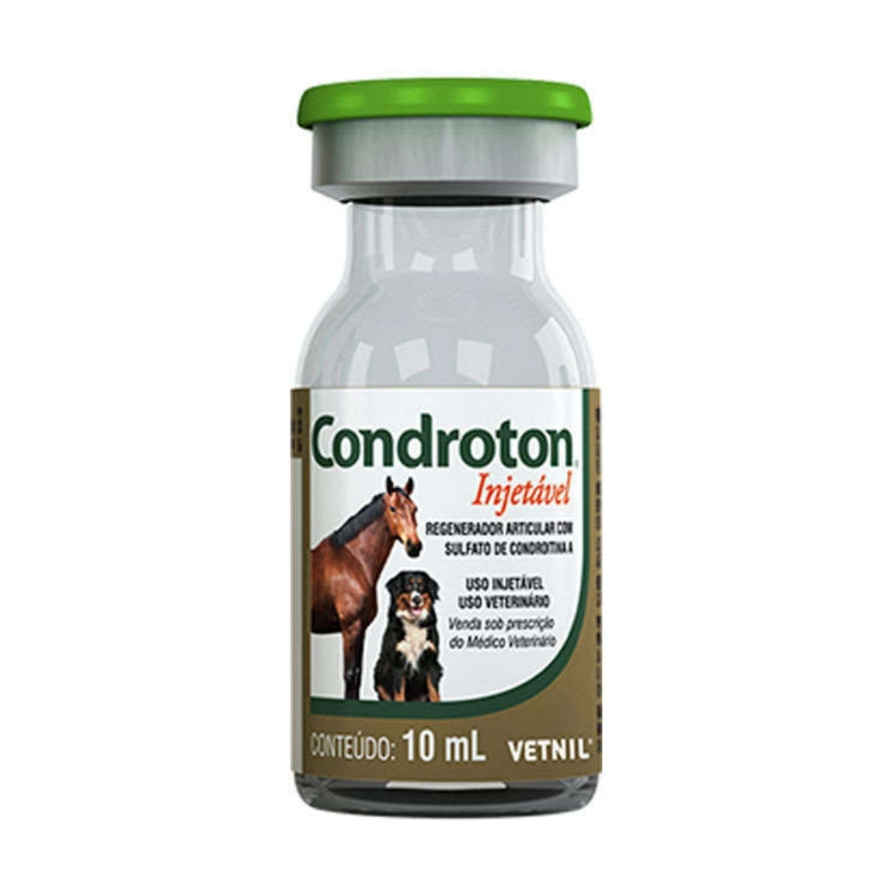 Condroton Injetável para Cães e Gatos Regenerador Articular 10ml ...