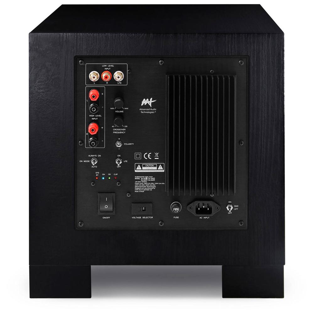 AAT Cube Hout Subwoofer Ativo de 8" Pol. 400W RMS Classe AB 4 Ohms ...