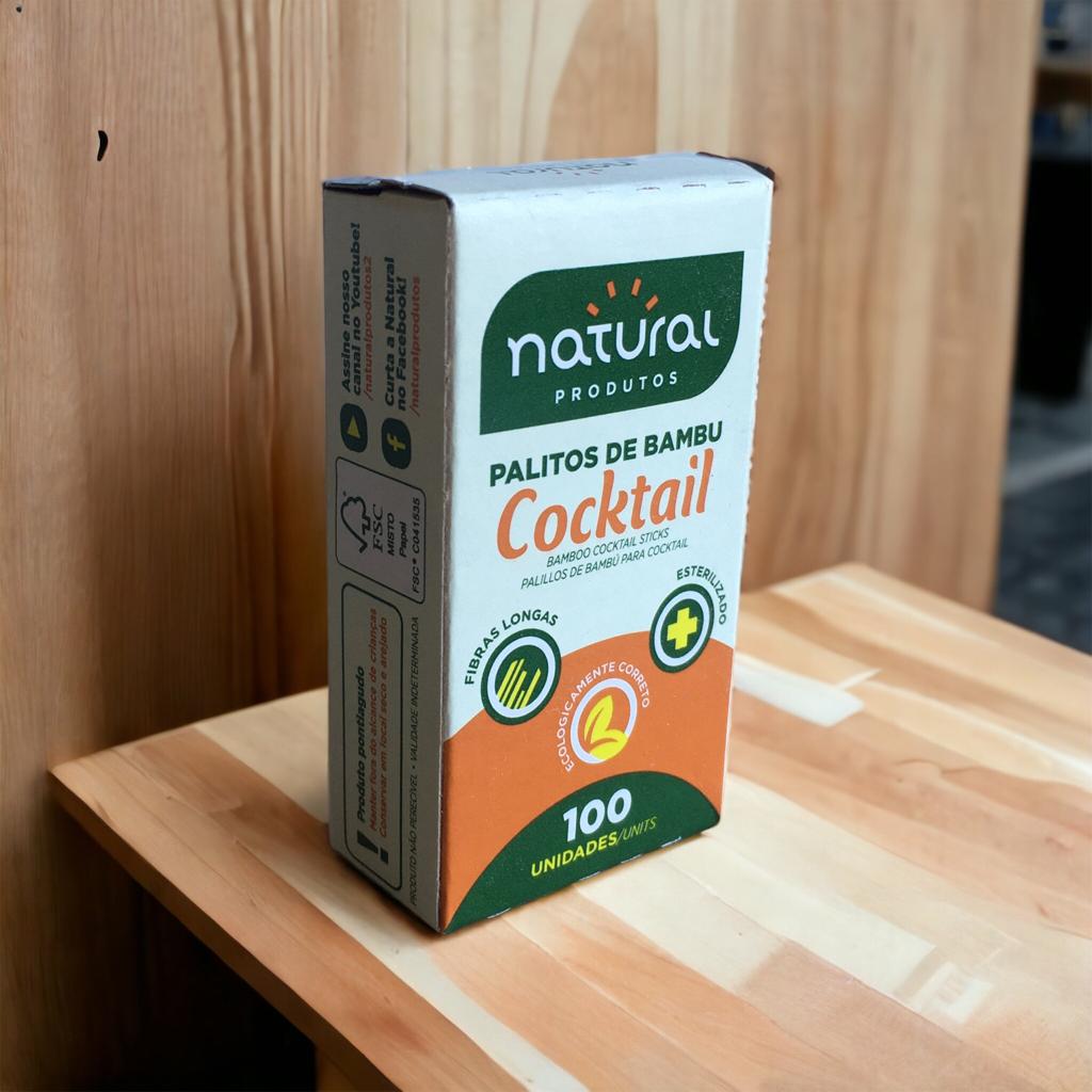 Palitos Cocktail Com 100 Palitos Natural - Apréssia Embalagens e ...