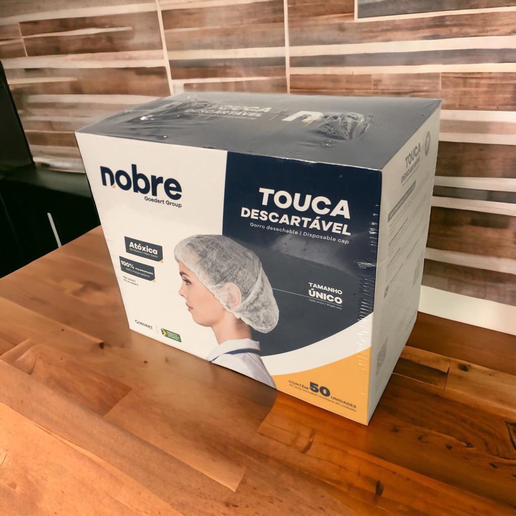 Touca Descartável Tamanho Único Caixa Com 50 Toucas Nobre - Apréssia ...