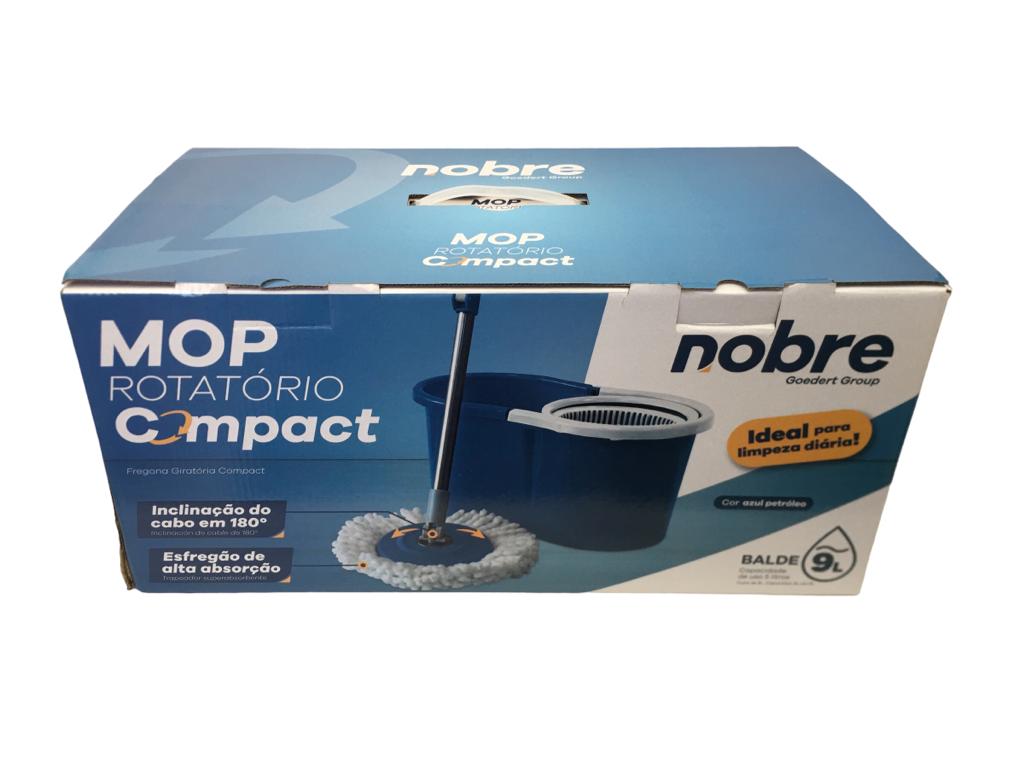 Conjunto Mop Rotatório Balde 9 litros Com Cesto Plástico, 1 Refil Rota - Apréssia Embalagens e ...