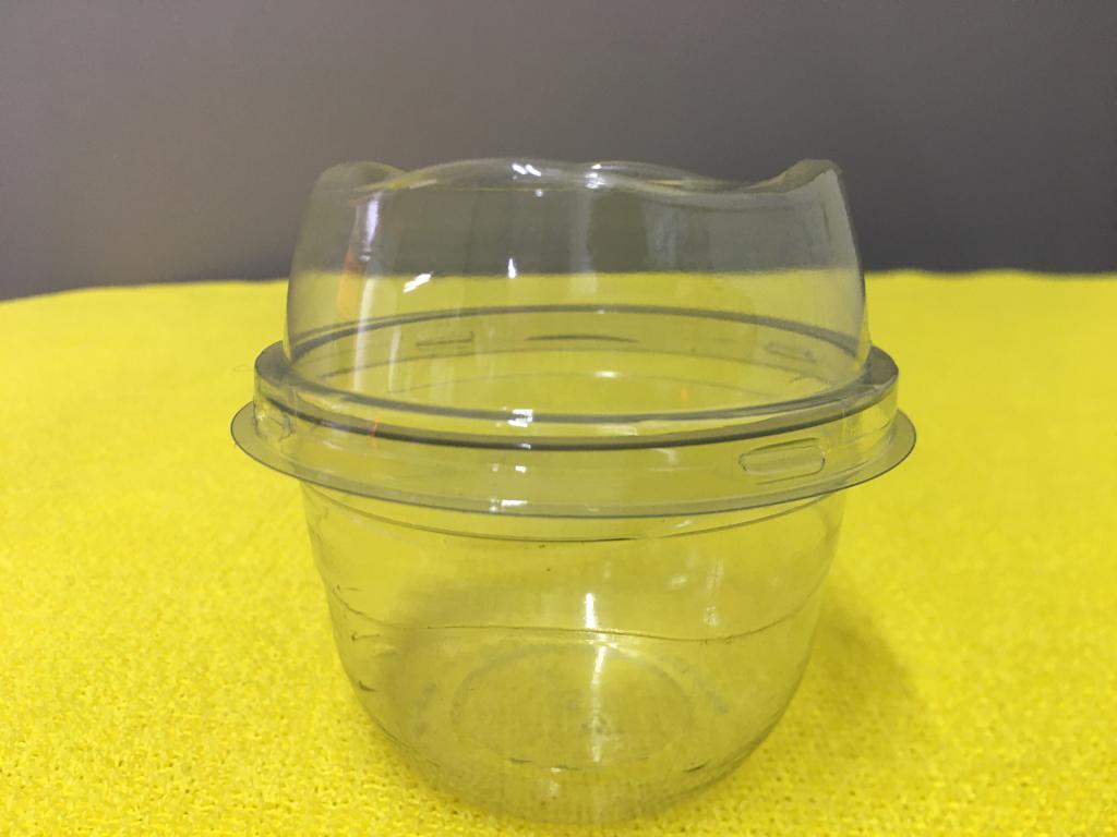 Pote Mousse Alta 110ml G670 Cristal Pet Caixa Com 500 Conjuntos Galvan ...