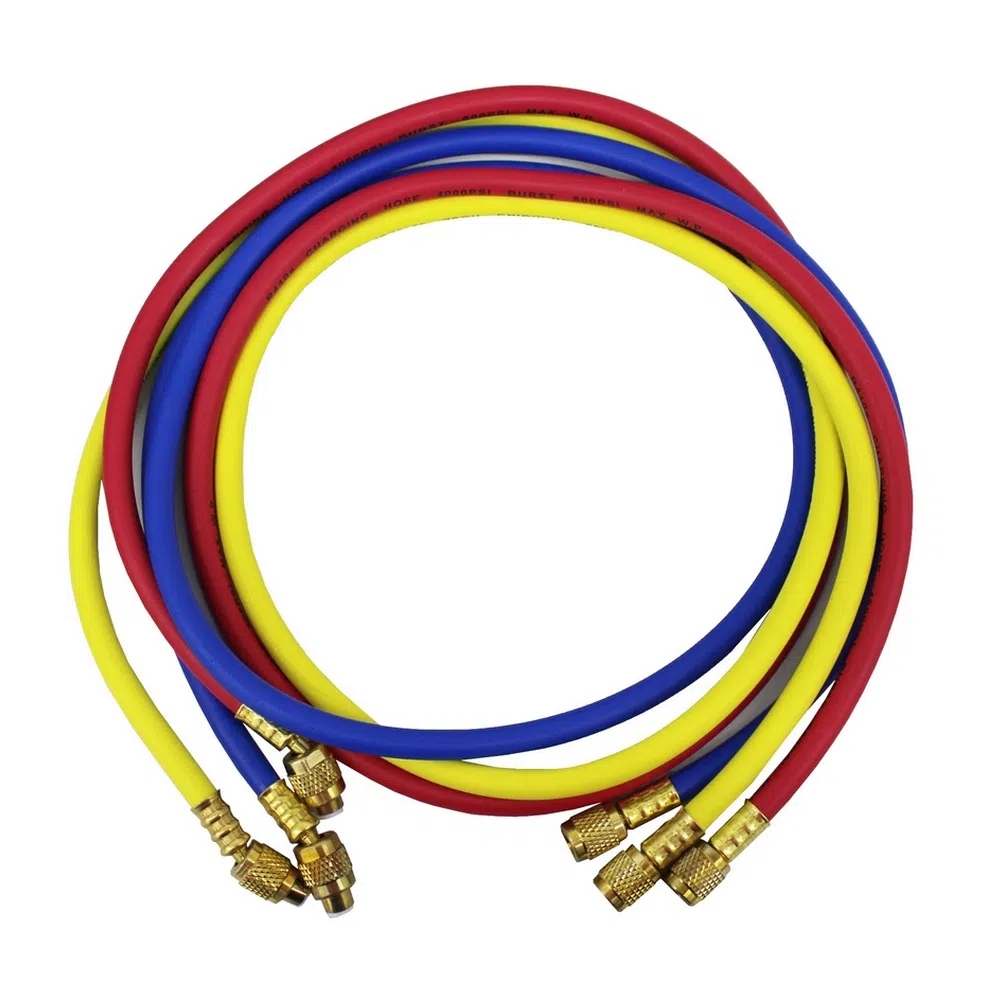 Manifold R410A/R407C/R22/R134A Jogo Com 3 Mangueiras 150cm VULKAN ... Manifold R410A/R407C/R22/R134A Jogo Com 3 Mangueiras 150cm VULKAN ...