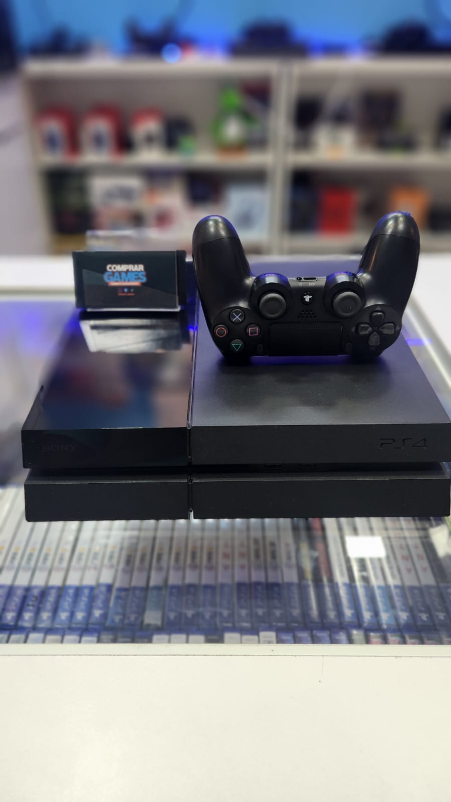 Compre PS4 Fat 500GB Seminovo Perfeito Estado 2 Jogos Gratis Comprar Games Loja de games no ABC SBC Compra venda e troca de jogos e consoles