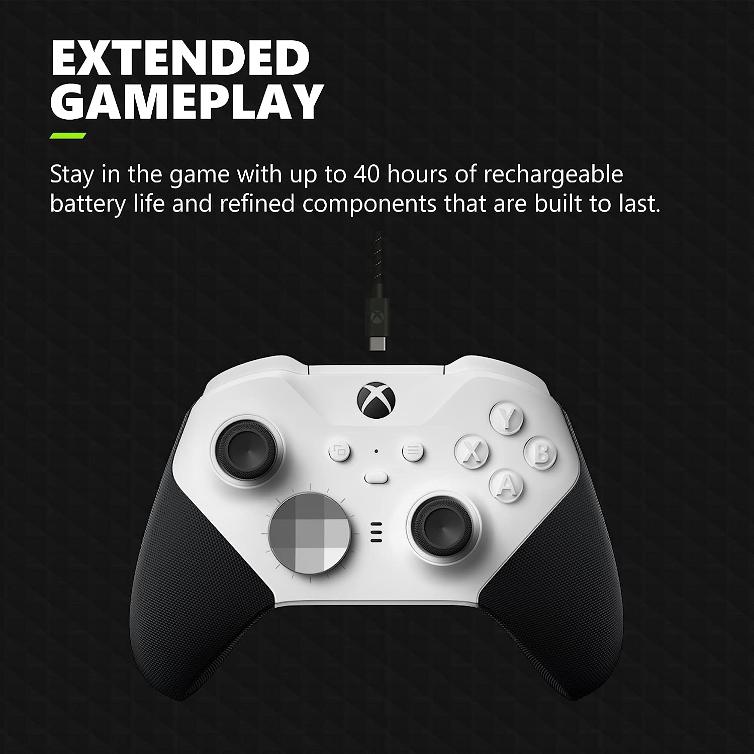 Controle Xbox Elite Series 2 Core - Branco - COMPRAR GAMES - Comprar ...