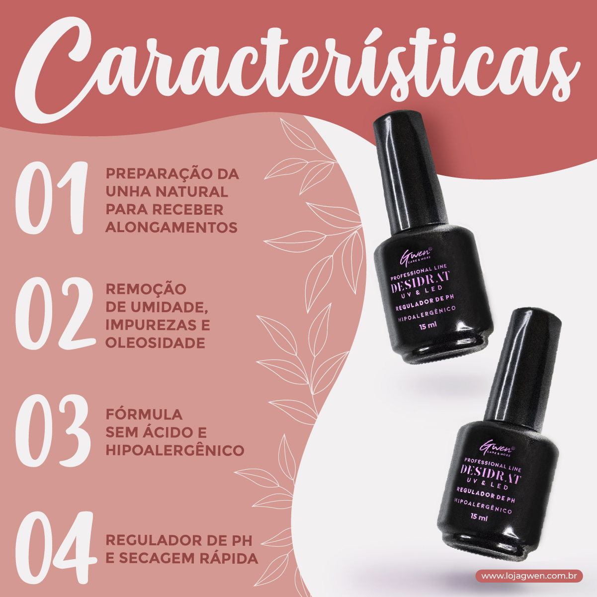 Desidrat Gwen - Kit com 8 Unidades - Gwen