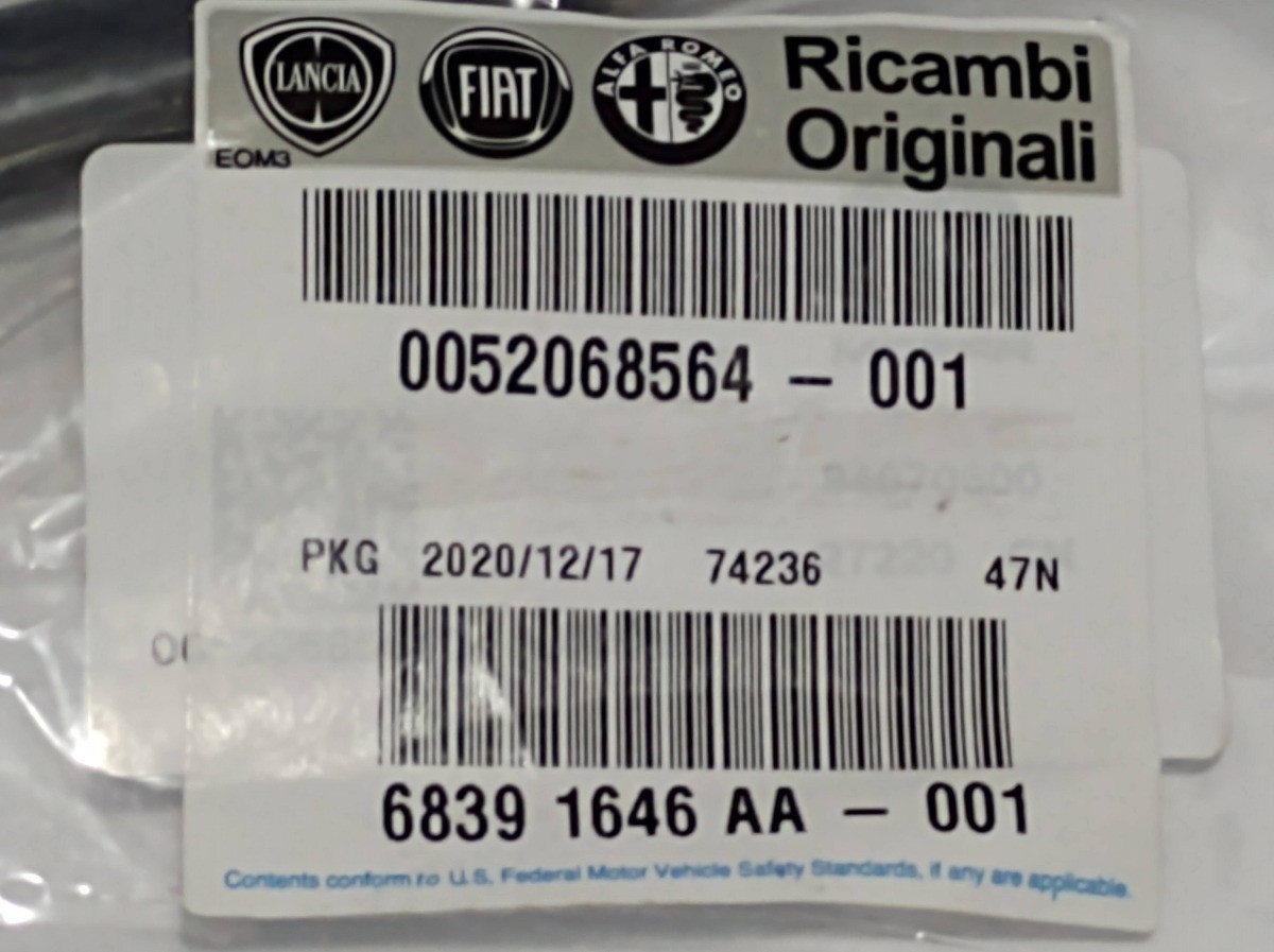 Haste antena de teto Jeep Renegade Compass 2020 Original 52068564 ...