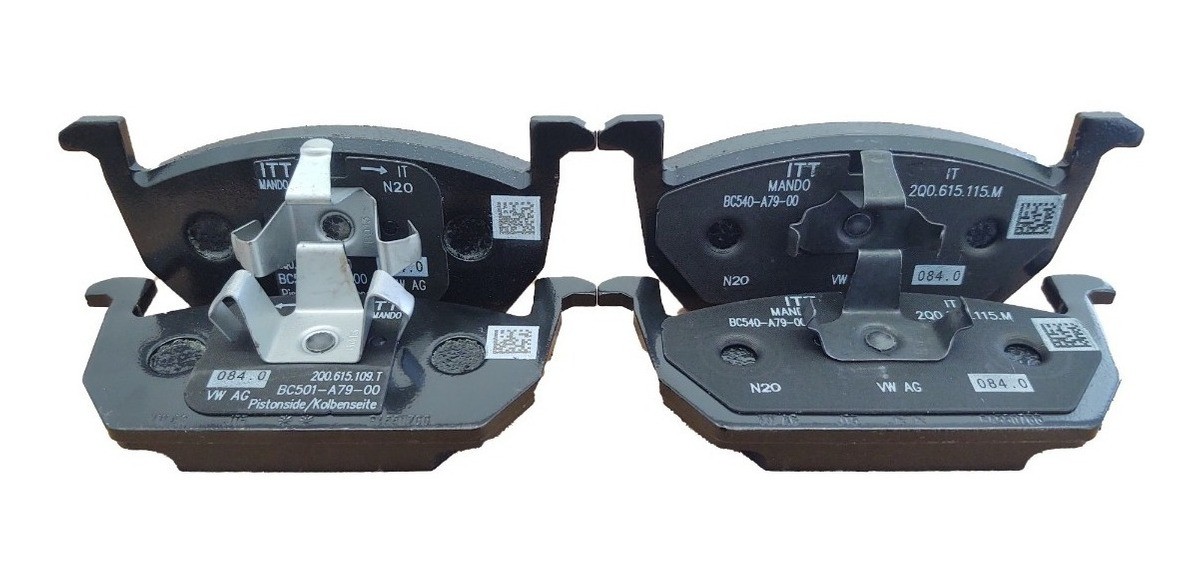 Pastilhas de Freio Dianteiro Vw T-cross 2020 Original 2Q0698151R ...