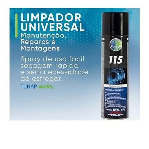 Tunap 115 Limpador Universal Secagem Rapida - Peças Originais para ...