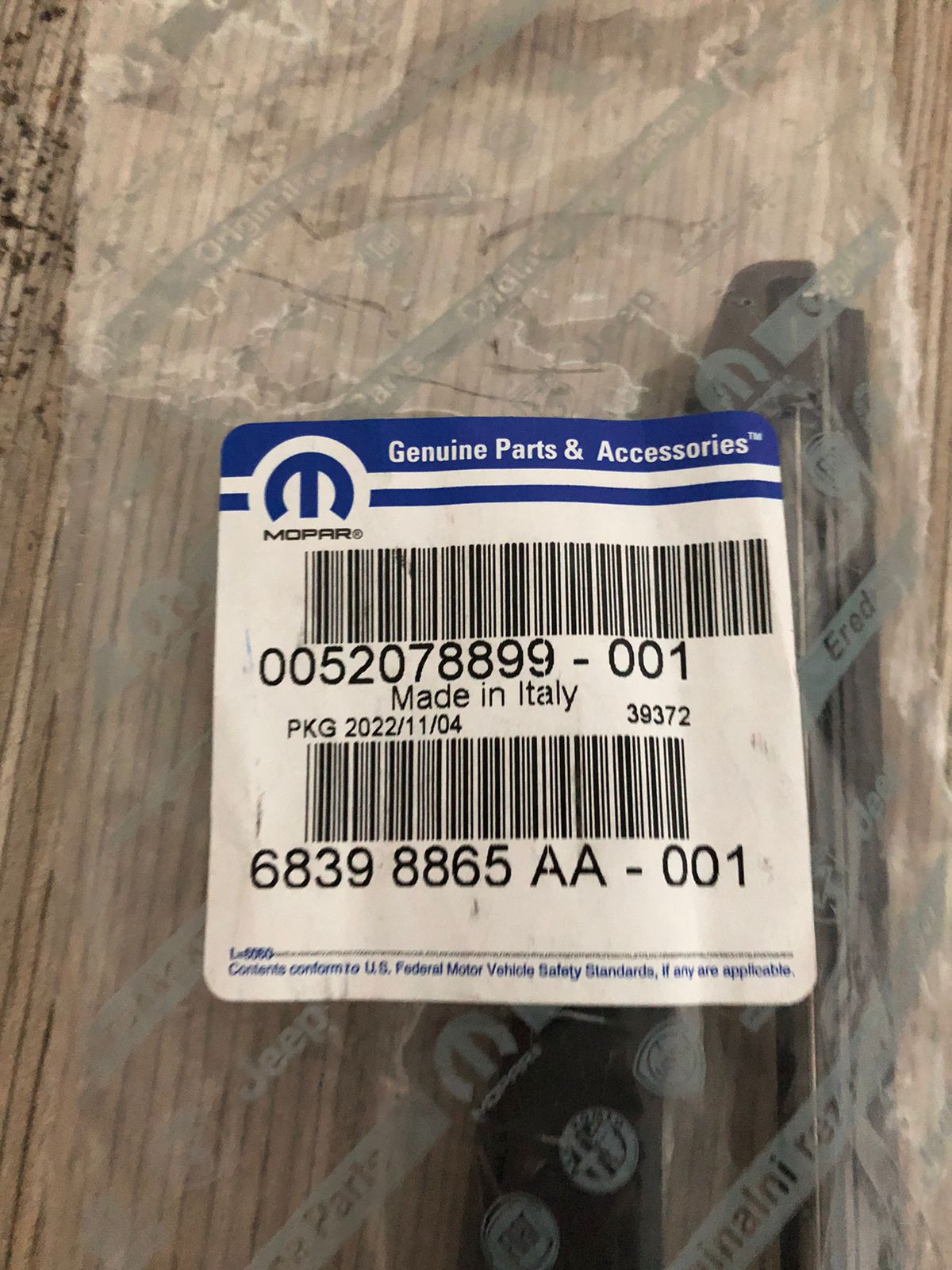 Braço limpador vidro traseiro Jeep Renegade Longitude Orig - Peças ...