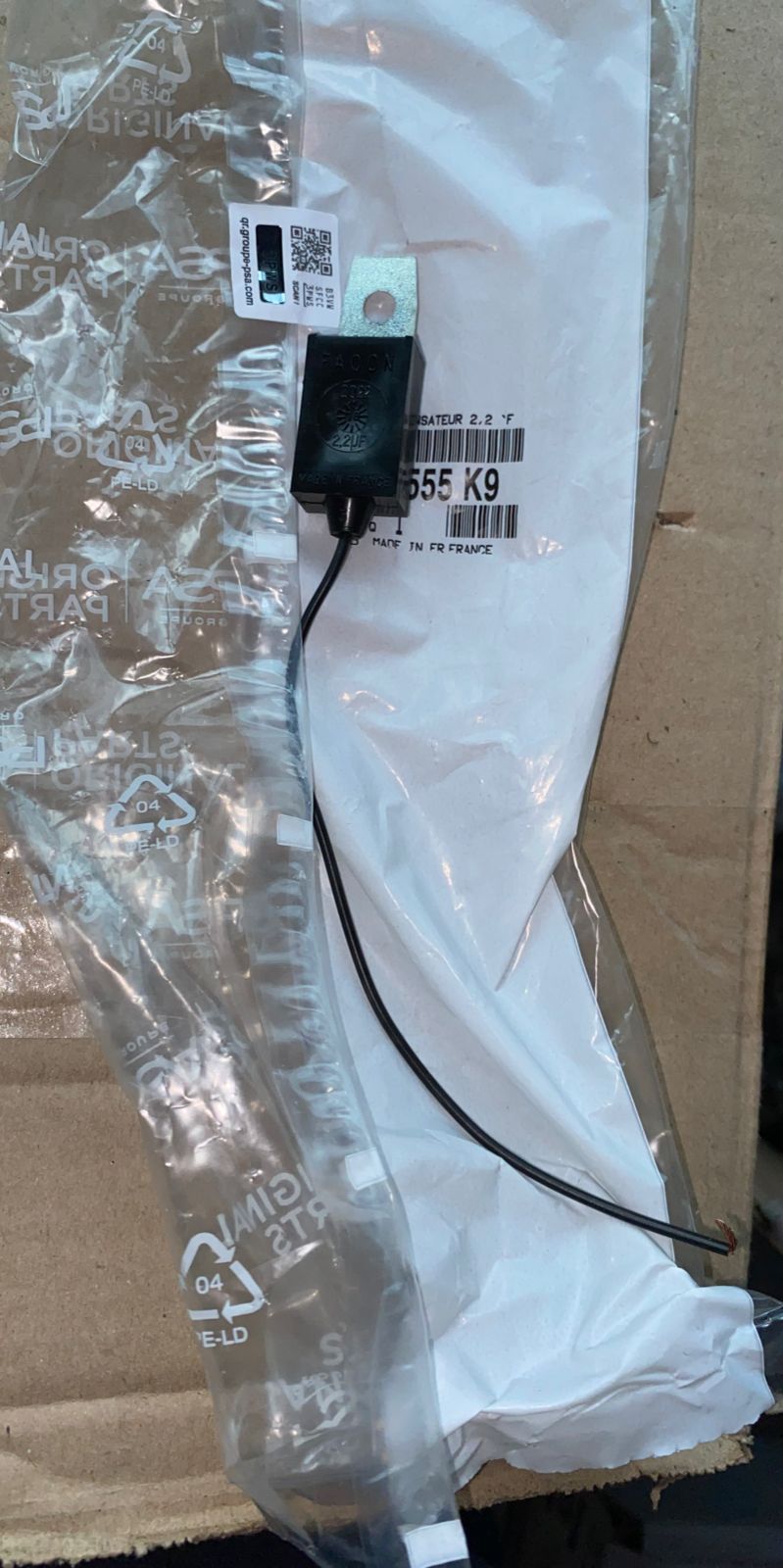 Capacitor anti ruido do Xsara Picasso/Jumper/Picasso/Peugeot 6555k9 ...