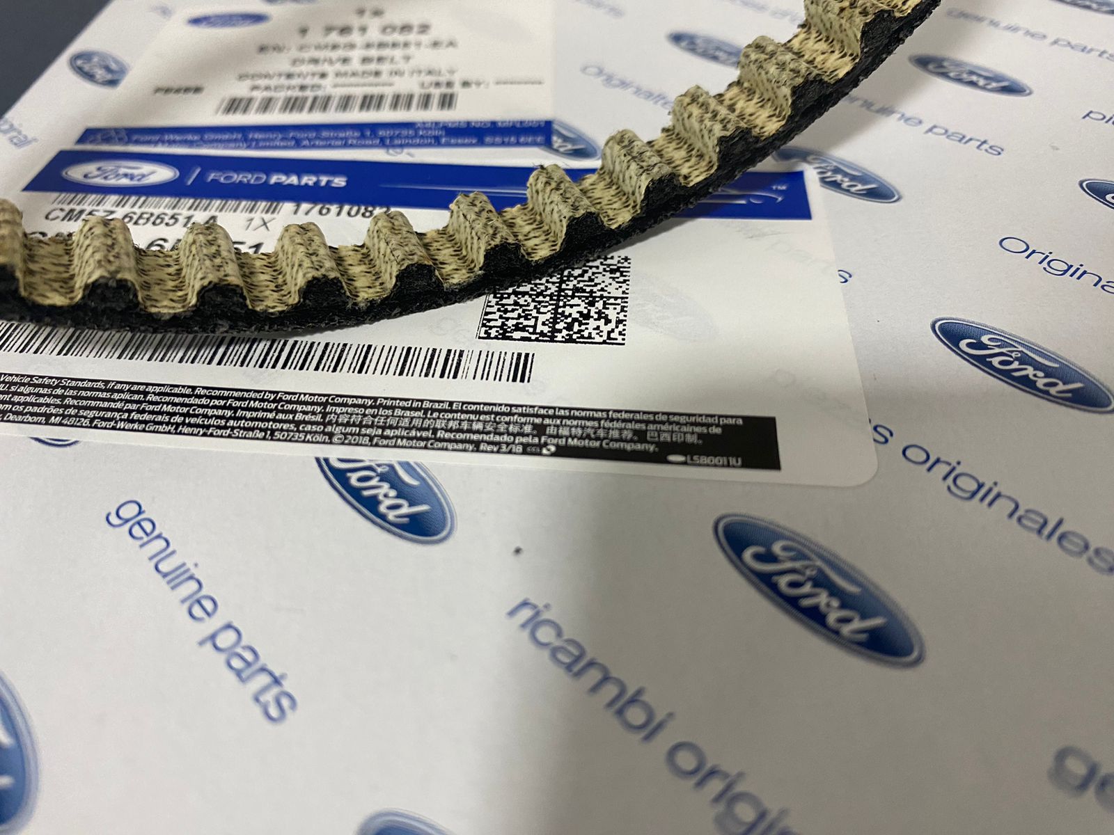 Correia Da Bomba Oleo Ford Ka 1.0 3CC Original CM5G6B651EA - Peças ...