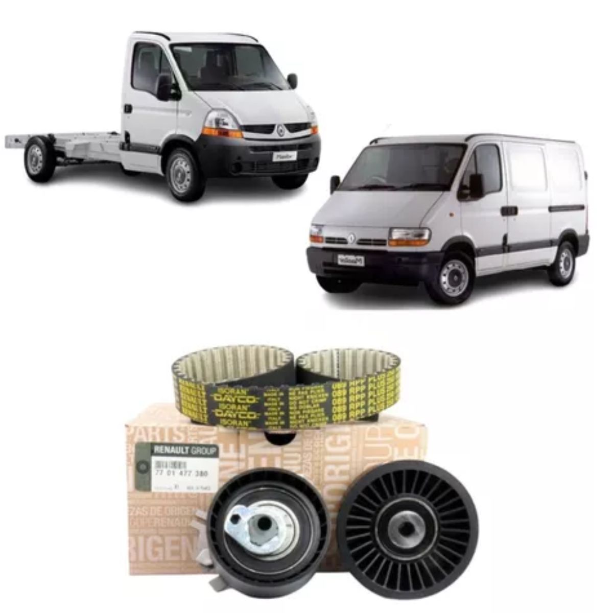 Kit Correia Dentada Renault Master 2.5 16v 2012 Original - Peças ...