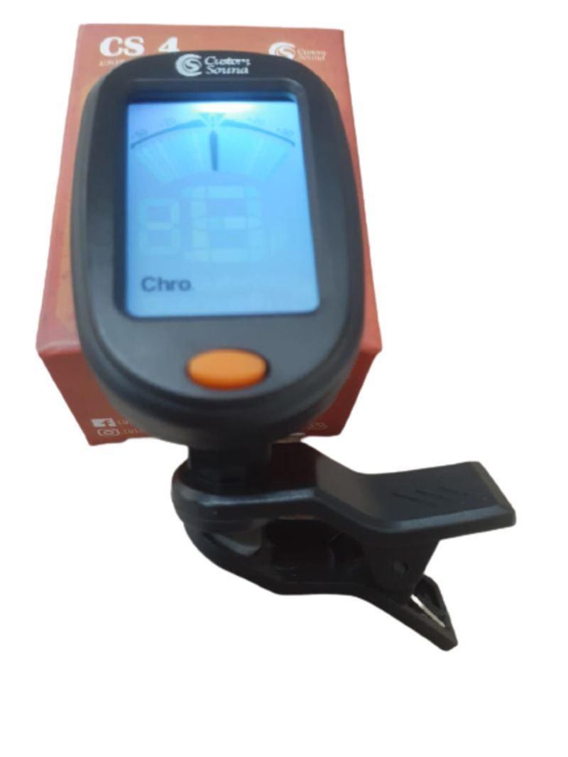 Afinador Cromático Digital Custom Sound CS-4 Preto - CompreMais